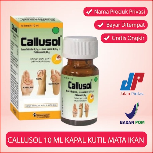 Jual Callusol 10 ml Mengatasi Masalah Kulit Mata Ikan dan Kutil dan ...