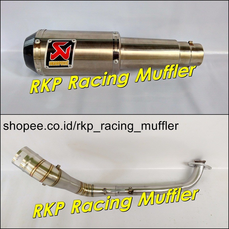 Jual Knalpot Akrapovic GP M1 lorenzo titan for Aerox Lexi Mio Nmax Xmax XRide ADV BeAT PCX ...