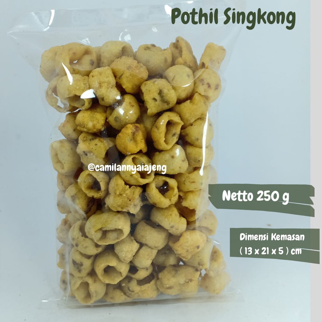 Jual Pothil Ketumbar Singkong Mini Original Gurih Asin 250 g | Shopee ...