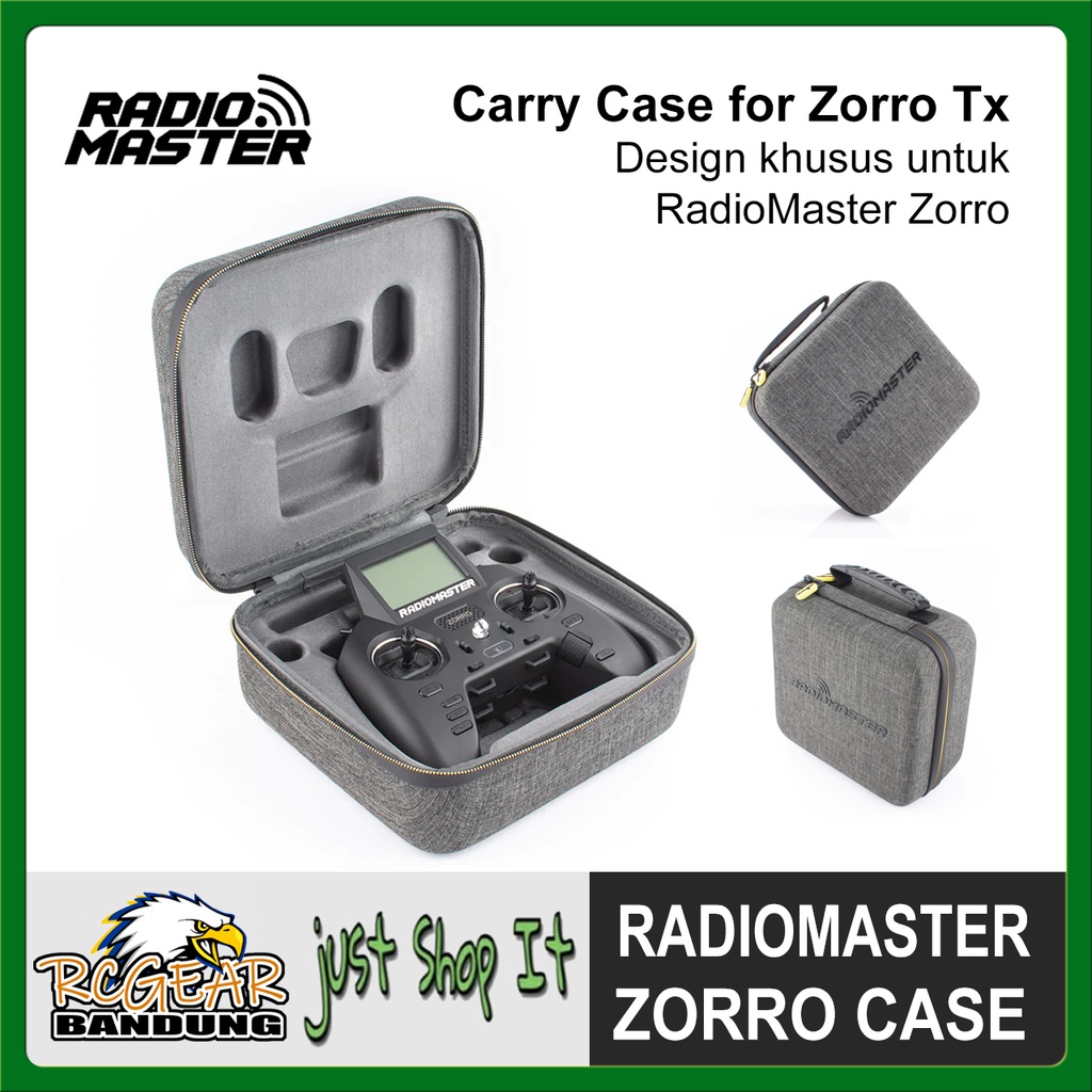 Jual RadioMaster Zorro Carry Bag Remote Control Transmitter Case Tas ...