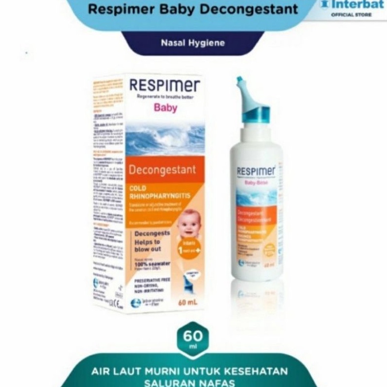 Jual RESPIMER Baby Hypertonic Decongestant 60ml Nasal Spray Cuci Hidung ...