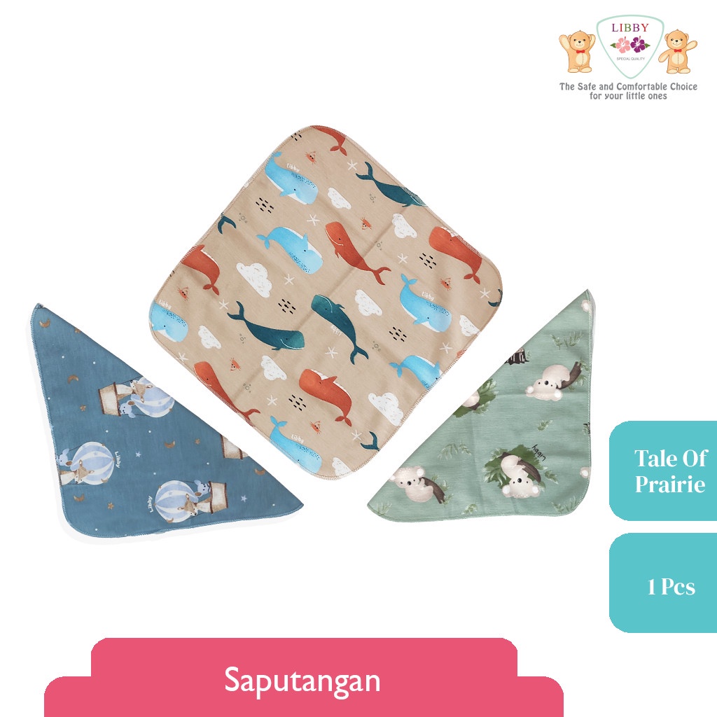 Jual LIBBY Saputangan/Selampai/Lap Motif Tale Of Prairie (1 pcs ...