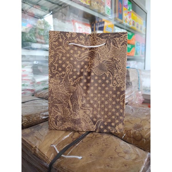Jual Tas Kertas/Goodie Bag/Paper Bag Batik Kecil/ Tas snack batik/ Tas ...