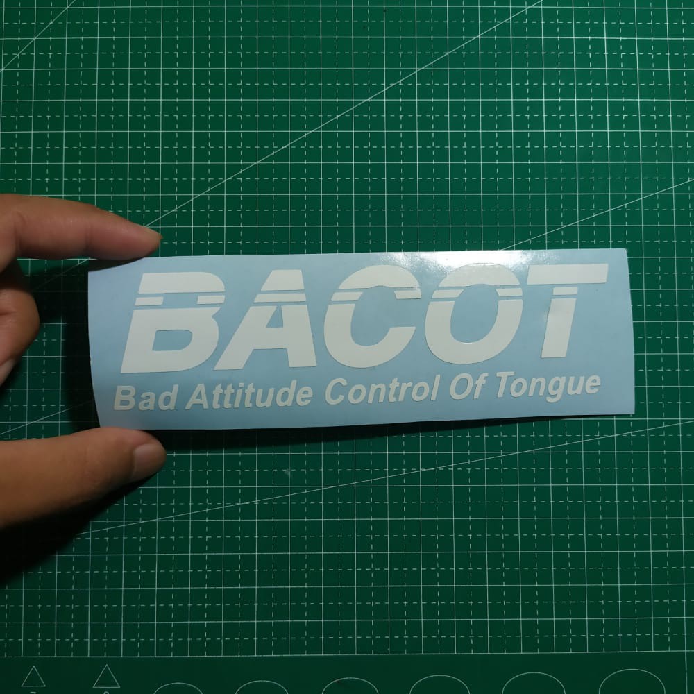 Jual STICKER BACOT I STICKER CUTTING BACOT I STICKER BACOT MOTOR ...