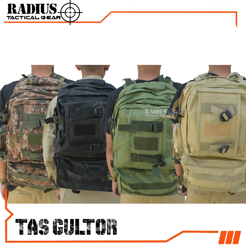 Jual Tas Tactical Ransel Militer Punggung Army Backpack Tas ORIGINAL ...