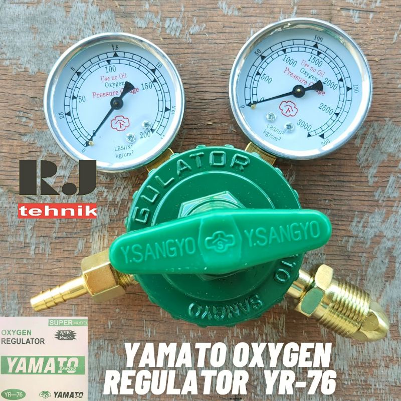 Jual Regulator Oxygen Yamato YR76 YR71 Regulator Las Oksigen Oxy | Shopee Indonesia
