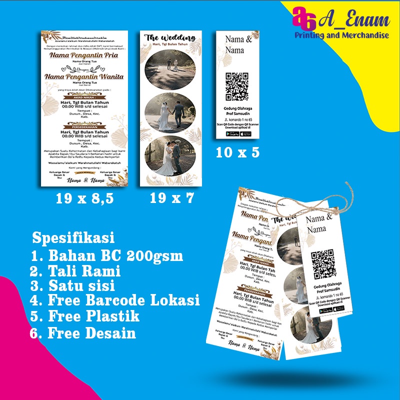 Jual UNDANGAN VIRAL HANGTAG MEWAH MURAH KEKINIAN 2022 | Shopee Indonesia