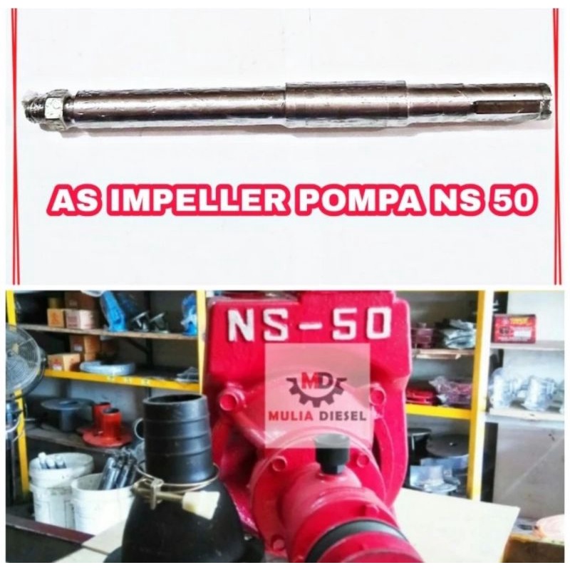 Jual As Impeller Shaft Pompa Air Irigasi NS50 NS 50 2INCI | Shopee Indonesia