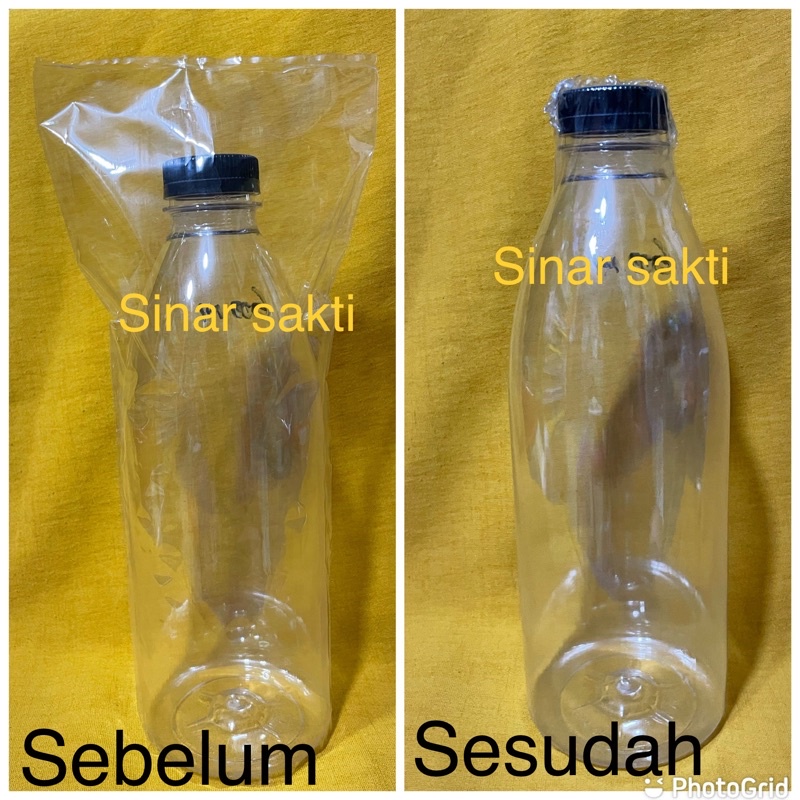 Jual plastik segel botol cantik / segel plastik botol 600ml 350ml ...