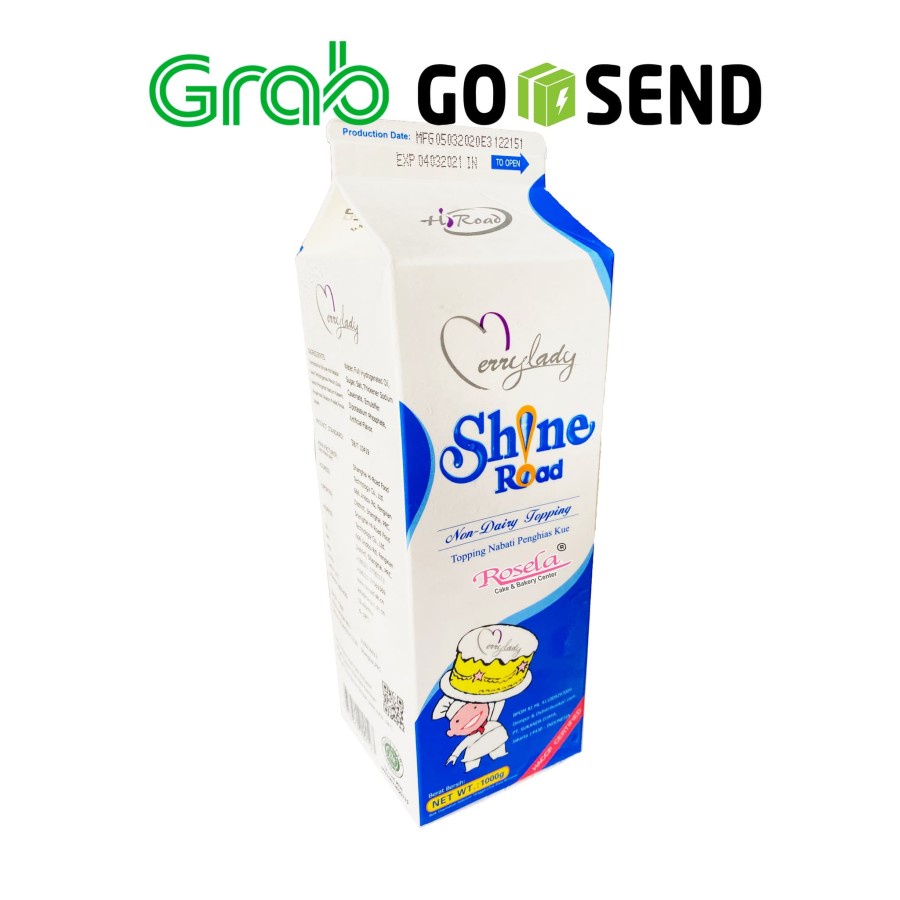Jual Shine Road Non Dairy Topping - Topping Nabati Penghias Kue ...
