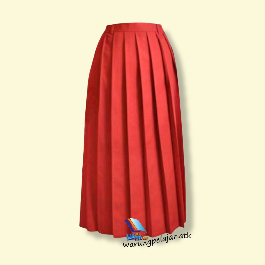 Jual Rok rempel merah panjang SD Merek Seragam | Shopee Indonesia