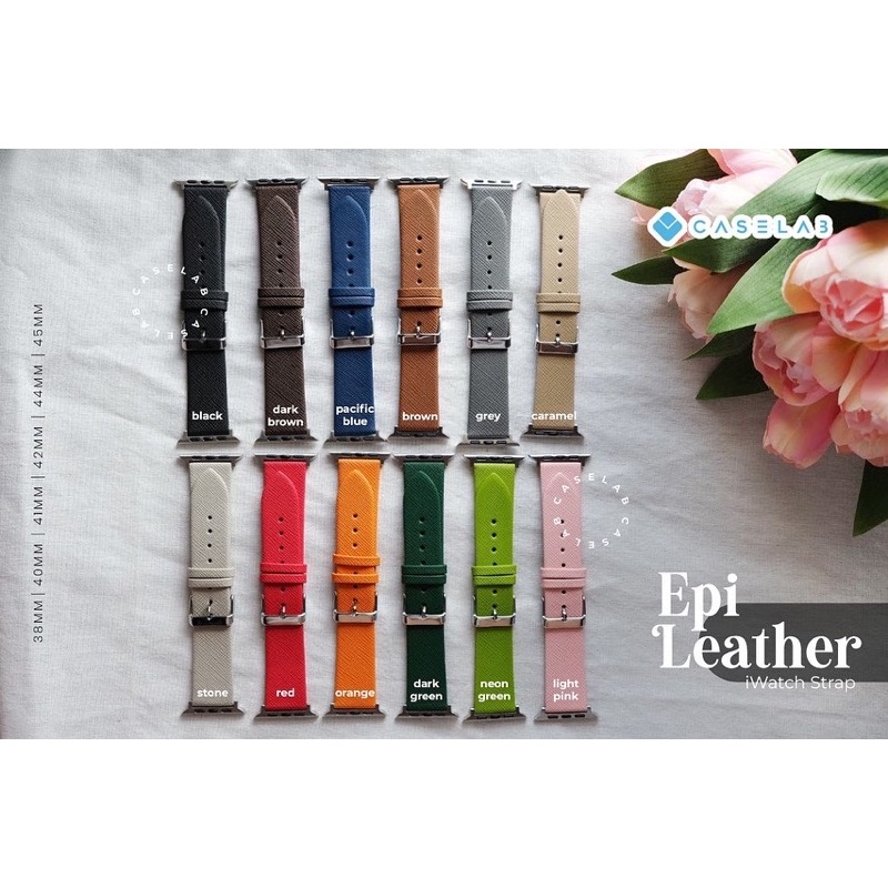 Jual LEATHER STRAP IWATCH EPI SERIES MODEL IWATCH SERIES 1 2 3 4 5 6 7 ...