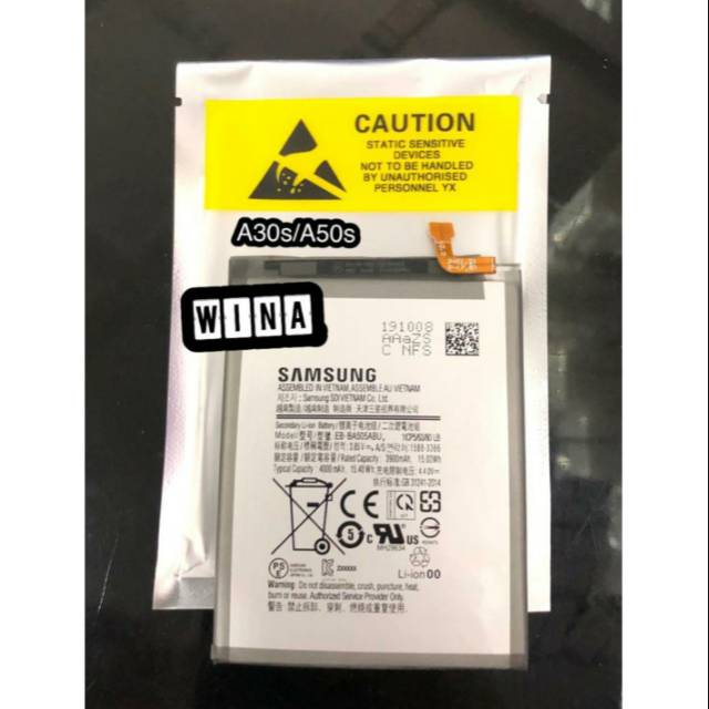 Jual Baterai samsung A30s / A50s ORiginal EB-BA505ABU | Shopee Indonesia