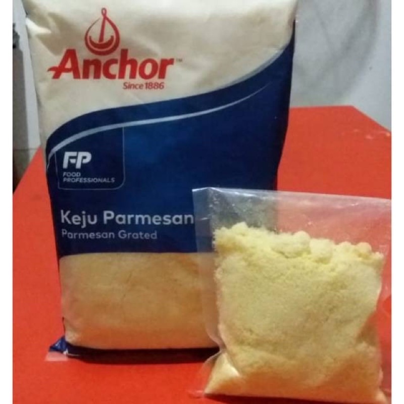 Jual Anchor Parmesan cheese grated 1 kg pack / keju parmesan parut ...