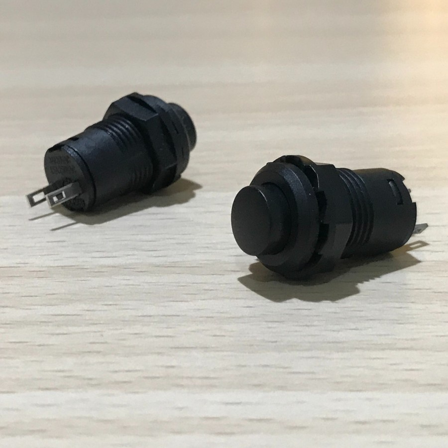Jual SWITCH PUSH BUTTON SAKLAR ON 2 PIN BULAT 3A 125V 1.5A 250V DS-427 ...
