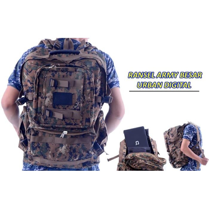 Jual Tas Ransel Punggung Backpack Army Besar - Loreng Tactical Military ...