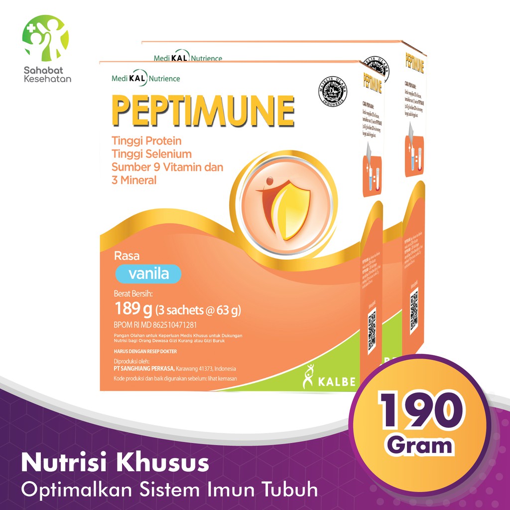 Jual Bundle 2 Box Peptimune - Nutrisi Optimalkan Sistem Imun Tubuh ...