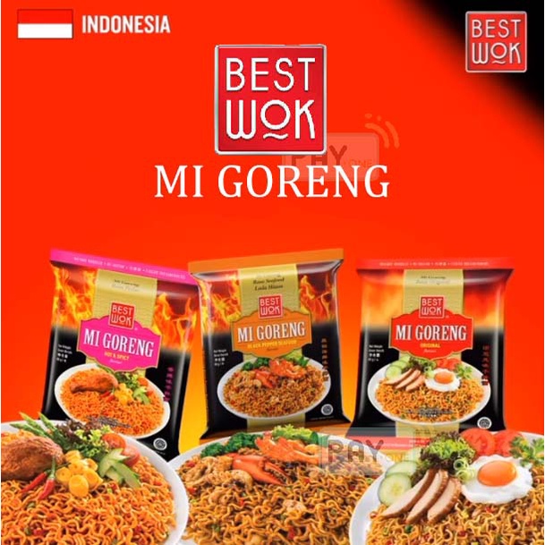 Jual Mie Best Wok Mi BestWok Goreng Mi Instan Pedas Hot Spicy | Shopee ...