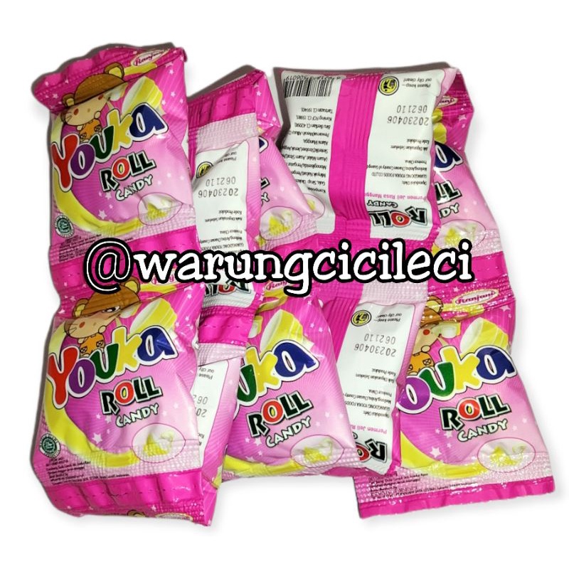 Jual YOUKA ROLL CANDY 4,5g x 10pcs - RANJANI ( 1RENCENG ) | Shopee ...