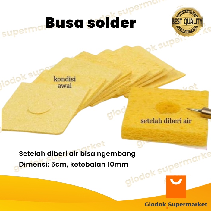 Jual Busa Solder 5cm Spons Pembersih Mata Solder Kotak Spoon 5 cm ...