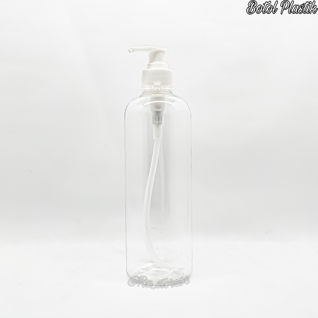 Jual Botol Pump 500ml Tinggi Bening Botol Clear Pump Varian Tinggi 500ml Berkualitas Tebal Murah ...