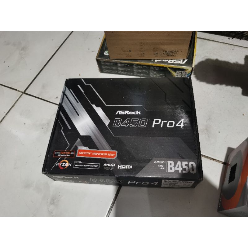 Jual ASRock B450 Pro 4 (AM4, AMD Promontory B450, DDR4, USB3.1, SATA3 ...
