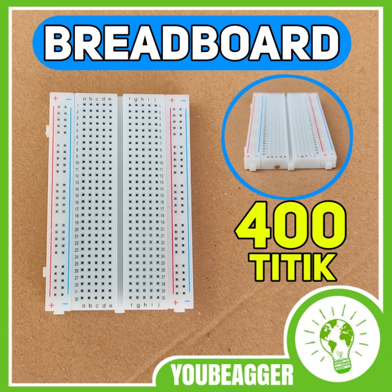 Jual Breadboard pcb 400 titik | Shopee Indonesia