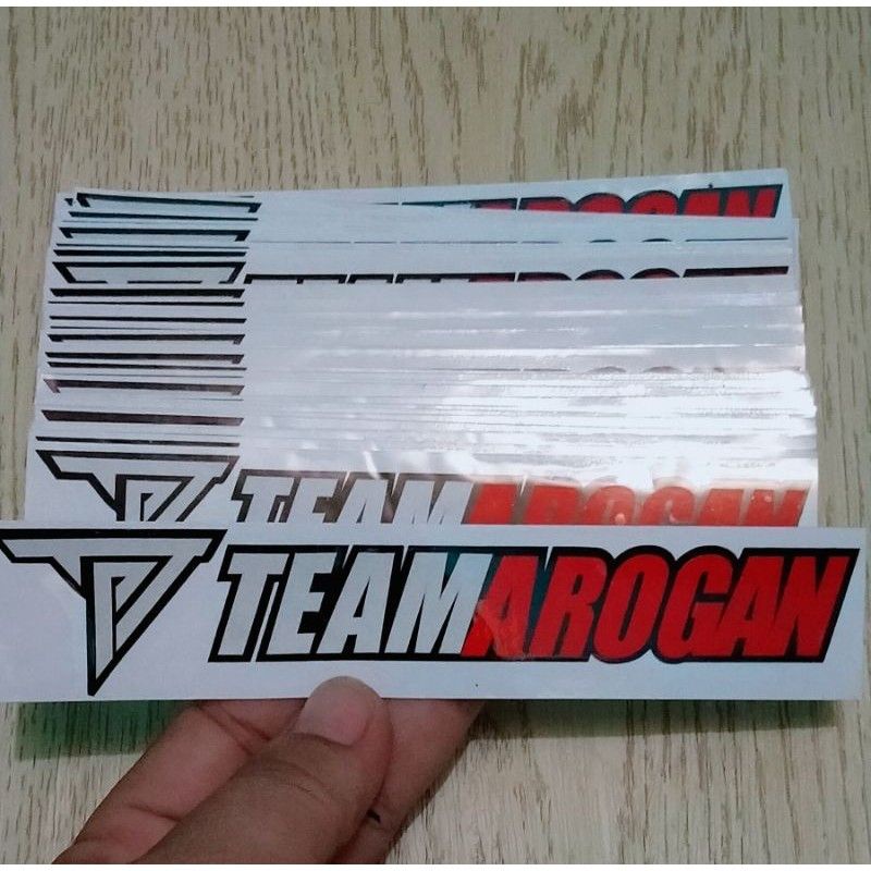 Jual Stiker Team Arogan / Stiker TARGN / Stiker Tumpuk TARGN / Stiker ...