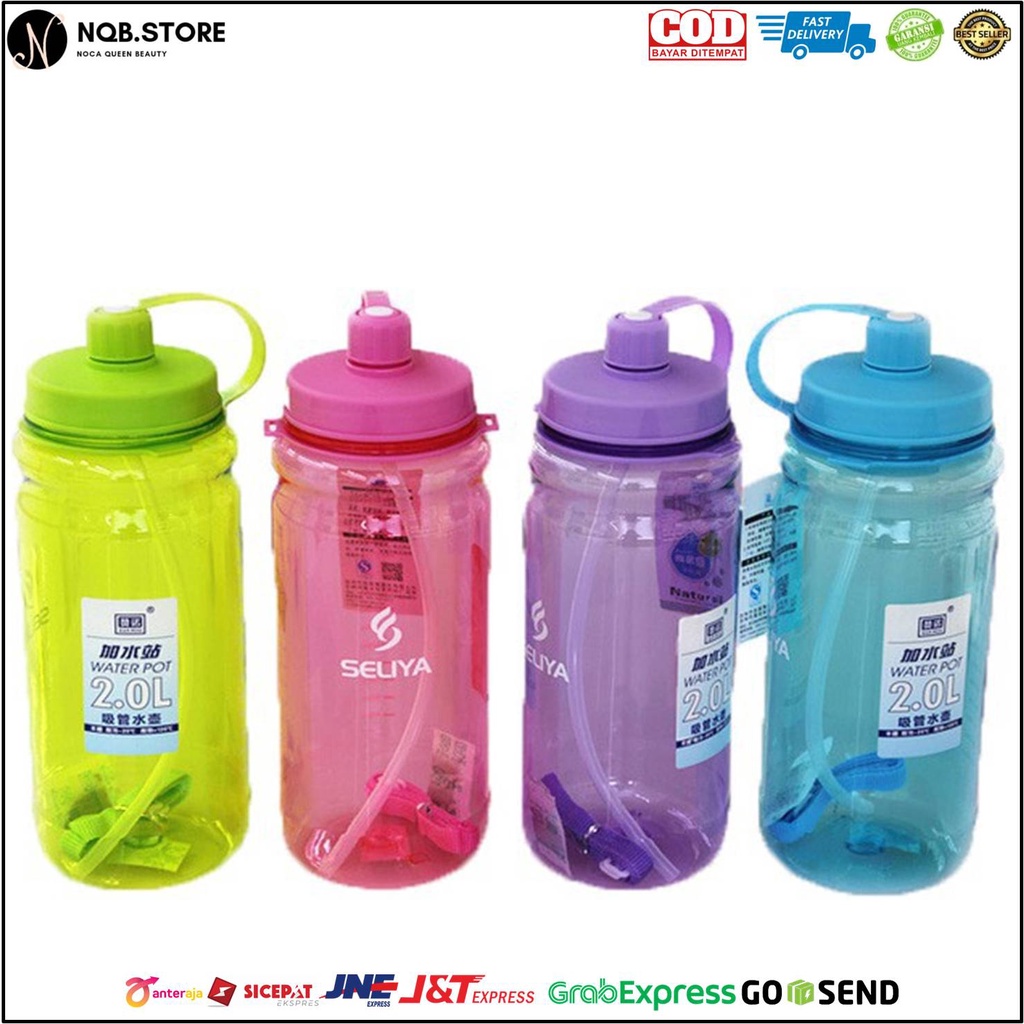 Jual Botol Minum Besar 2000ml SELIYA Big Watter My Bottle Tempat Minum ...