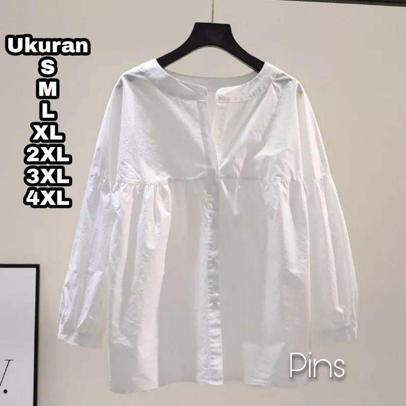 Jual Pins Blouse Oversize Big Size Jumbo Size S M L XL XXL XXXL 4XL 2XL ...