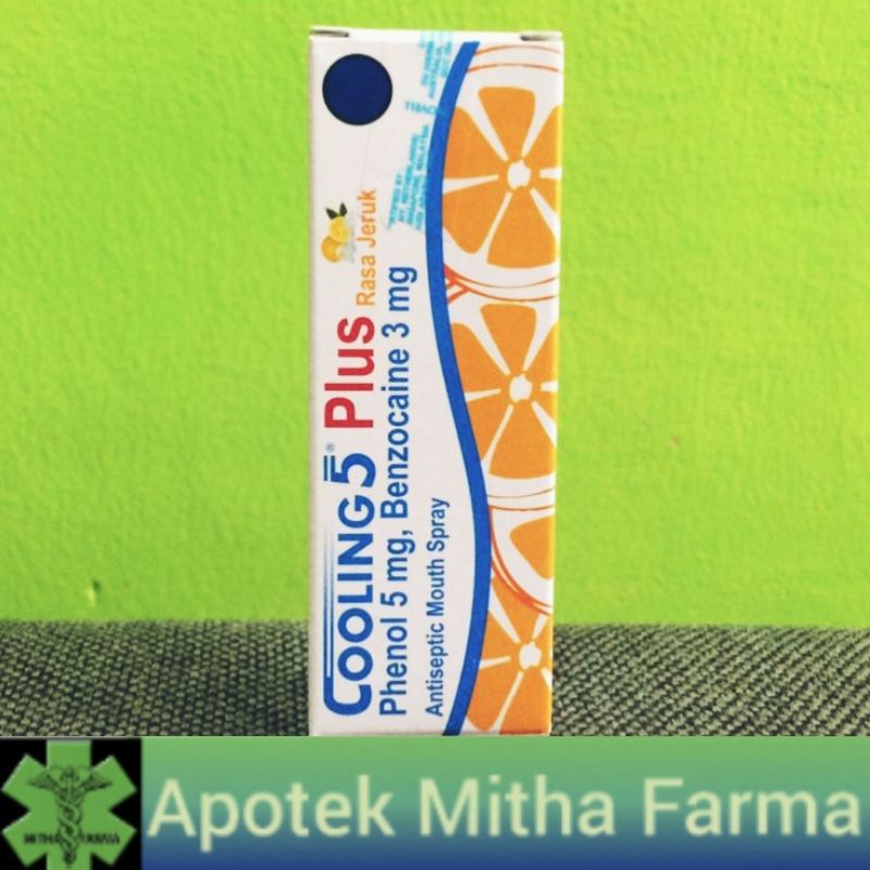 Jual COOLING 5 PLUS MOUTH SPRAY ANTISEPTIK PLUS PENGHILANG NYERI AREA ...