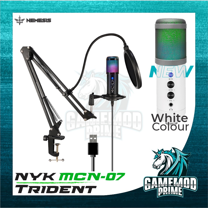 Jual Microphone Condenser Audio NYK Nemesis MCN-07 TRIDENT MIC GAMING ...