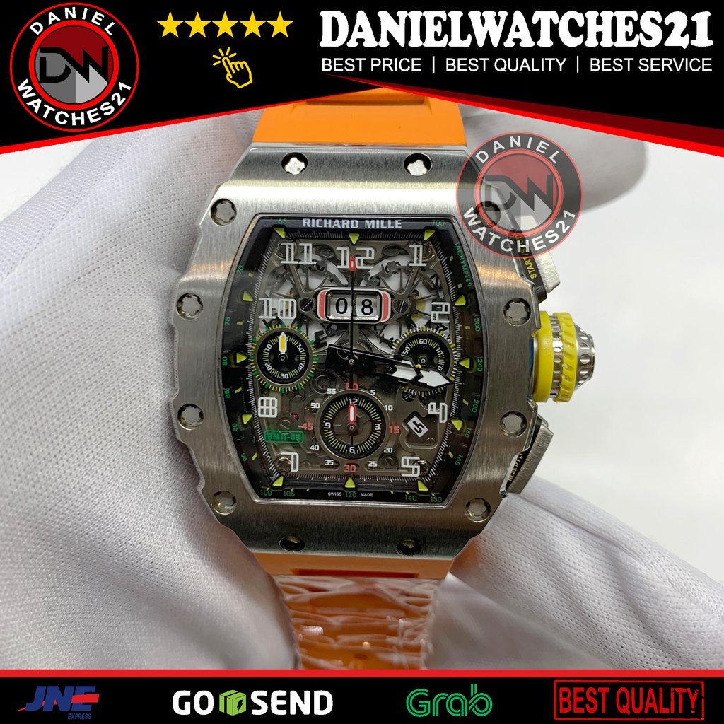Jual JAM TANGAN MODEL RIMI 011 FELIPE MASSA RG/5500 TITANIUM (KV ...