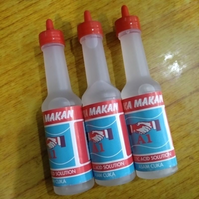 Jual Cuka Makan Plastik 3 botol | Shopee Indonesia