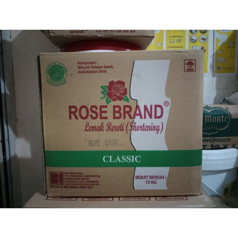 Jual ROSE BRAND SHORTENING REPACK 500 GR | Shopee Indonesia