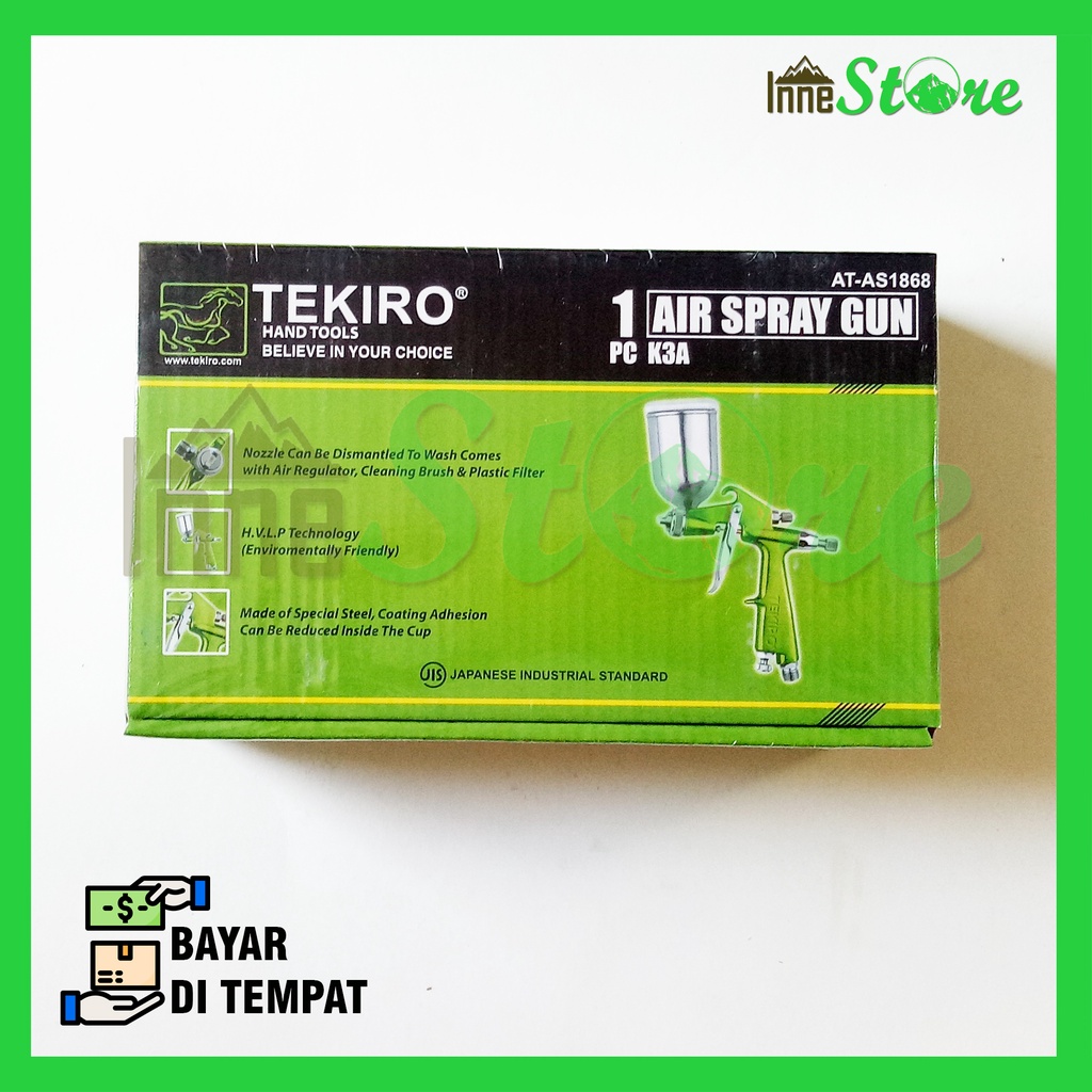 Jual Spray Gun Tabung Atas Tekiro - Alat Cat Semprot Tabung Atas K-3A ...