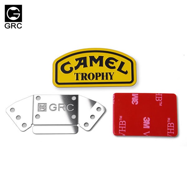 Jual GRC Metal Sticker Camel Trophy Badge LOGO for D90 D110 1/10 ...