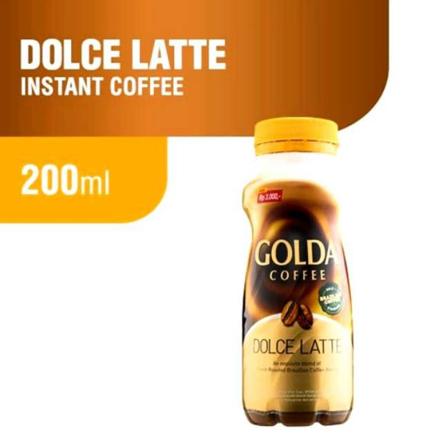 Jual GOLDA COFFEE DOLCE LATTE 200 ML GOLDA COFFIE SIAP MINUM READY TO ...