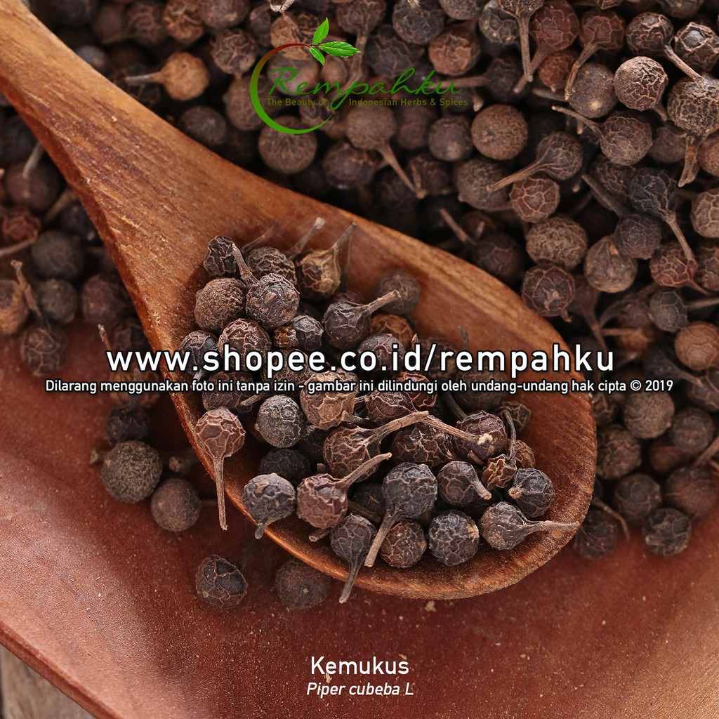 Jual Rempahku - Biji KEMUKUS 10gr Piper Cubeba Lada Jawa Rinu Herbal ...