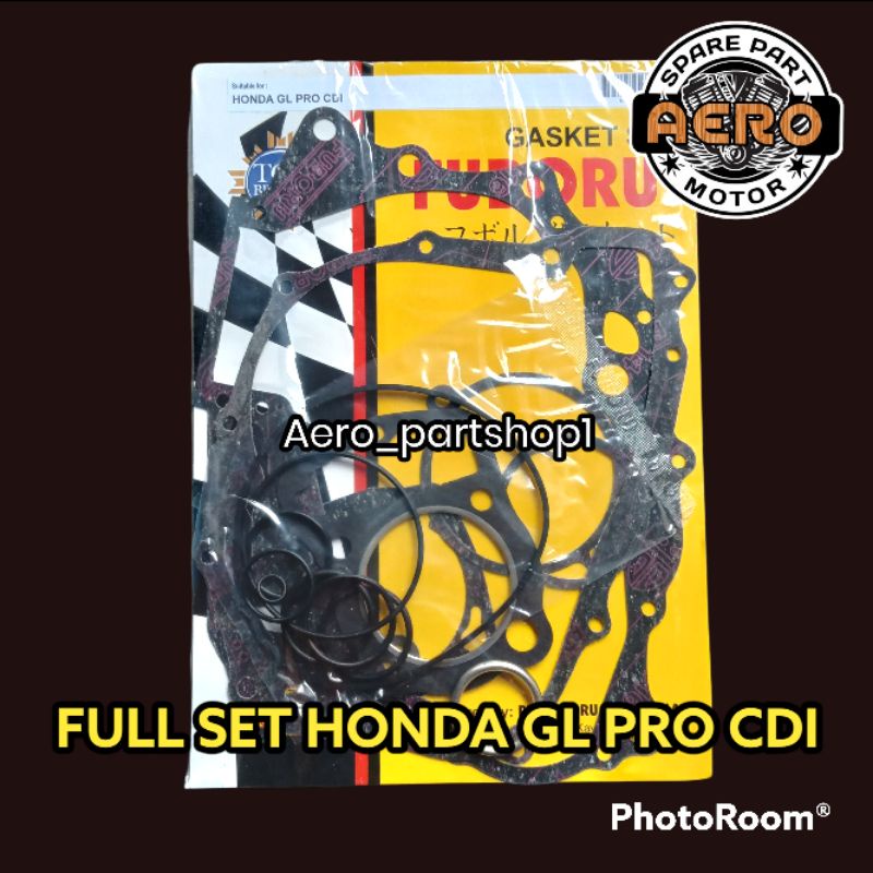 Jual Paking Gasket fullset full set fulset motor HONDA GL PRO CDI merk FUBORU. | Shopee Indonesia