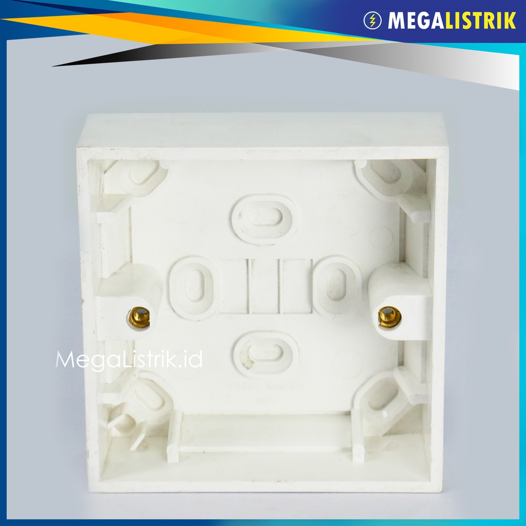 Jual SCHNEIDER OUTBOWDOS / OB / OUTBOW DUS / DOS S-CLASSIC CLIPSAL PUTIH E238 | Shopee Indonesia