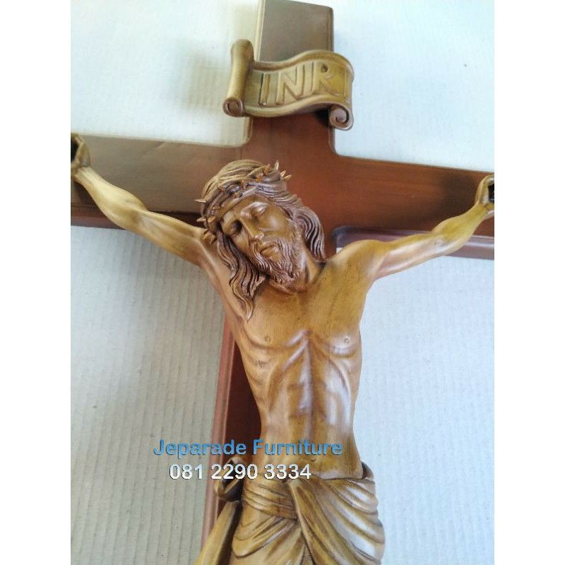 Jual corpus salib yesus kayu jati | Shopee Indonesia