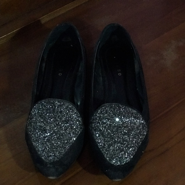 Jual Flatshoes hitam fladeo | Shopee Indonesia