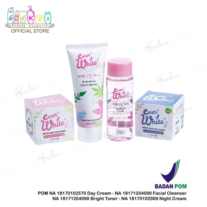 Jual Everwhite/ Ever White Be Bright! Face Series BPOM ORIGINAL ...