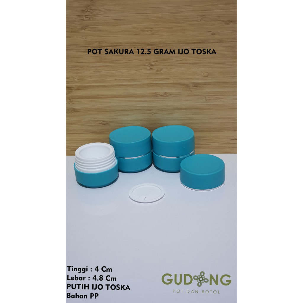 Jual POT SAKURA 12.5 GRAM IJO TOSCA TUA (Kemasan 25 Pcs harga @ Rp 1850 ...