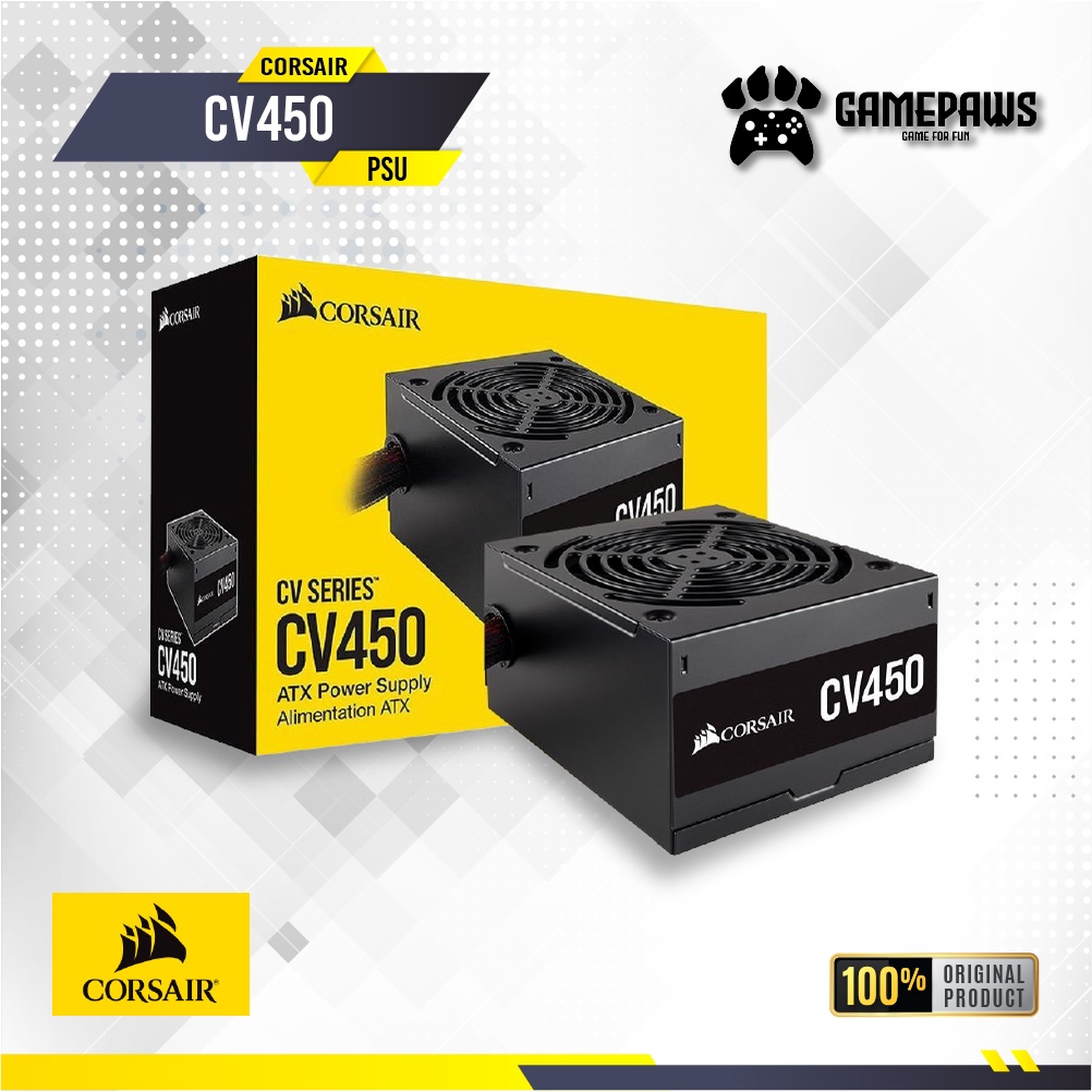 Jual PSU CORSAIR CV450 WATT BRONZE CV 450 450WATT | Shopee Indonesia