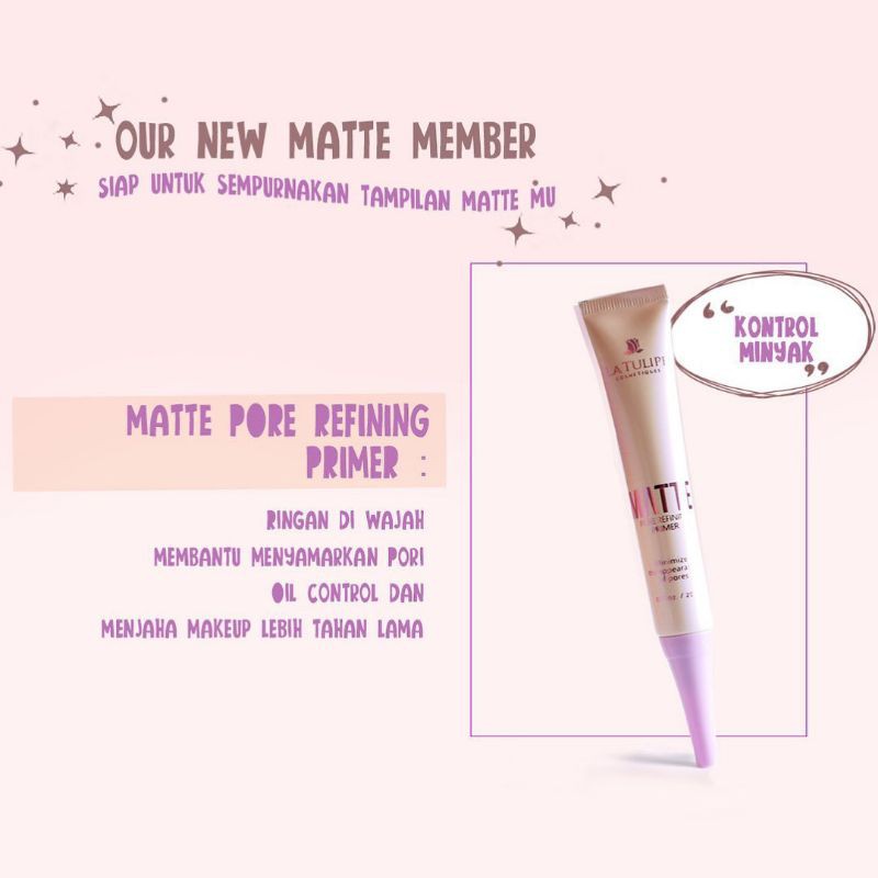 Jual Matte Pore Refining Primer Matte sebelum makeup | Shopee Indonesia