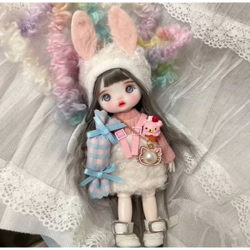 Jual full set 1/8 BJD Doll 16 cm by request | Shopee Indonesia