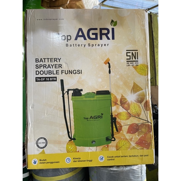 Jual Top AGRI battery sprayer/ alat semprot pertanian/ kompaan | Shopee ...