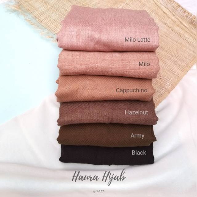 Jual Haura Hijab Square - Zafron/Shafron square | Shopee Indonesia